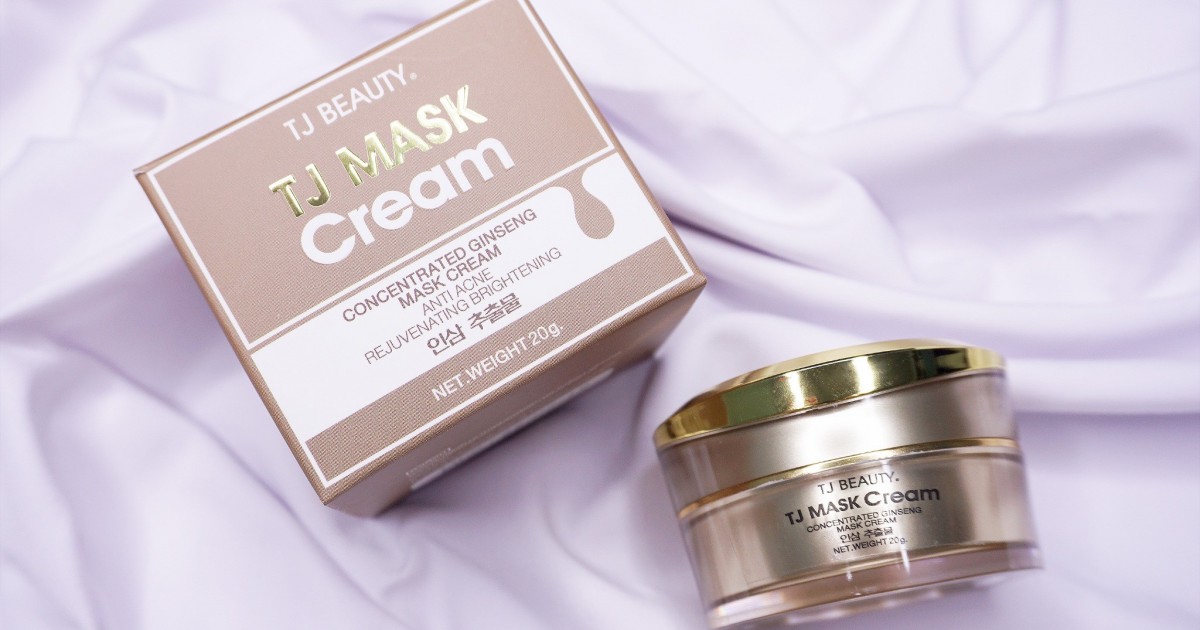 [review] TJ Mask Cream มาส์กโสมตื่นมาหน้าใสปิ๊ง