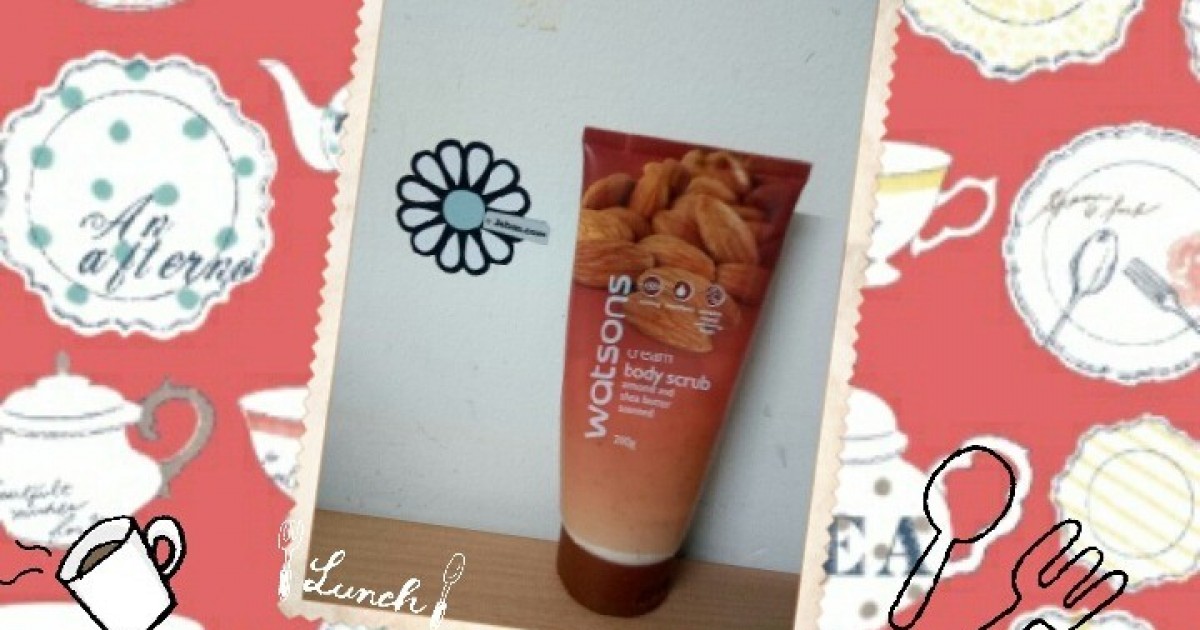 Review Watson body scrub almond and shear butter