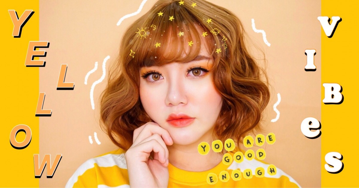How to : Yellow Vibes~ แต่งหน้าโทนเหลืองสดใส ปังไปทั้งวันน