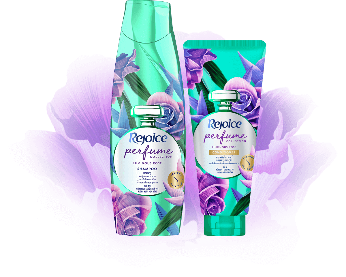 Rejoice Perfume Collection ผมนุ่มลื่น หอมยาวนาน ด้วยแชมพูน้ำหอมระดับพรีเมี่ยม