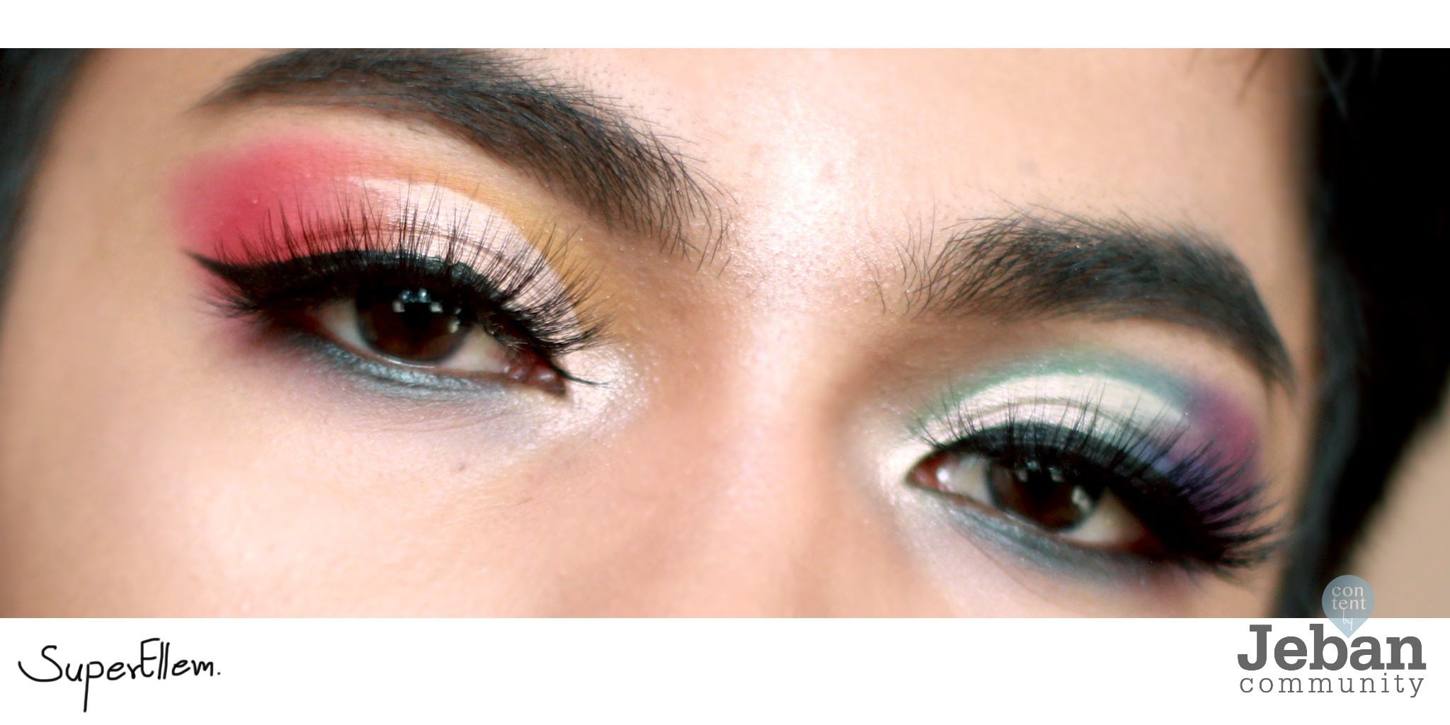 How to rainbow makeup ( Makeup Contest ) | SuperEllem