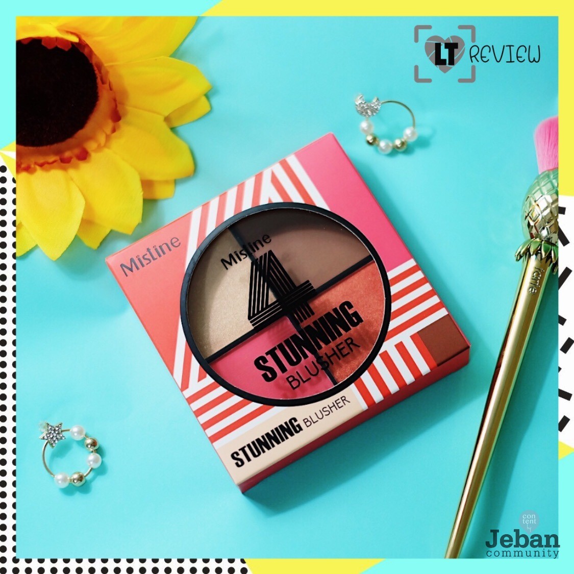 (Review) Mistine 4 Stunning Blusher ตลับสารพัดประโยชน์