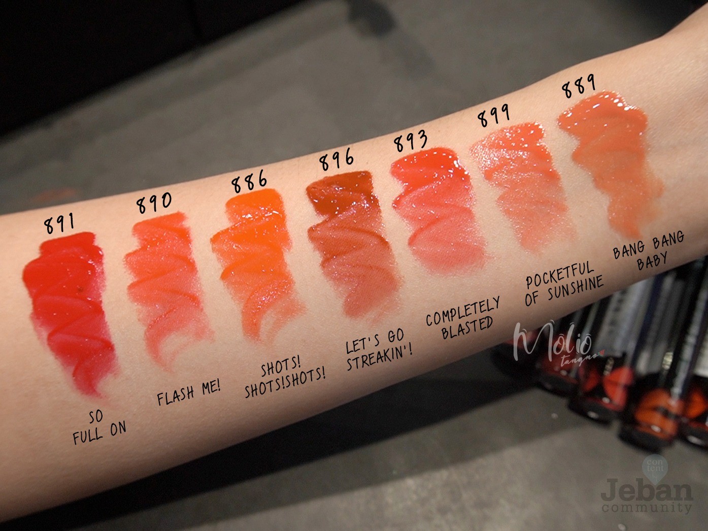 สวอช MAC SHOT OF COLOR LIP OIL 14 สี