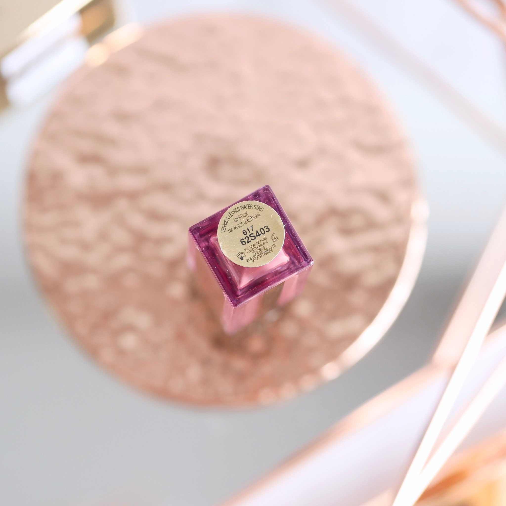 YSL VERNIS À LÈVRES WATER STAIN No.617 ลิปฉ่ำน้ำ สวยเป็นลมไปเลยค่ะซิสส