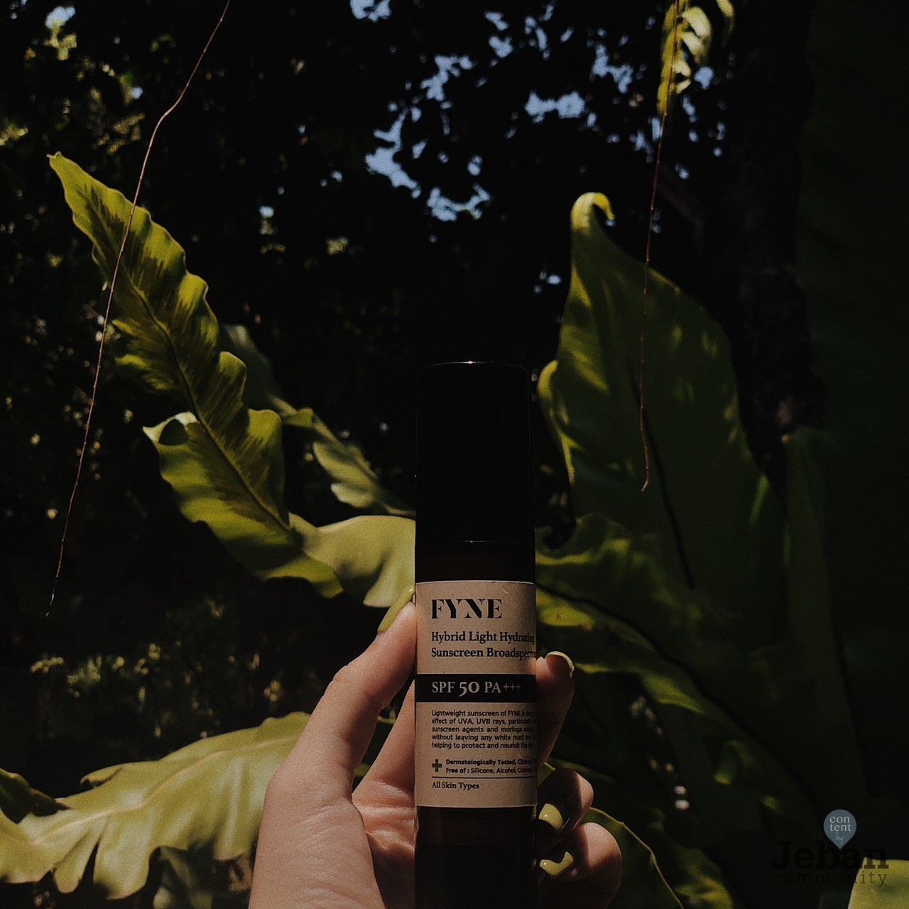Review: Fyne Hybrid Light Hydrating Sunscreen Broadspectrum กันแดดจาก ...