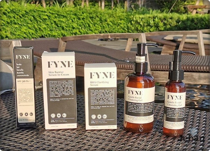 FYNE สกินแคร์ที่อ่อนโยนเหมาะกับผิวแพ้ง่ายและคนที่มีปัญหาสิว