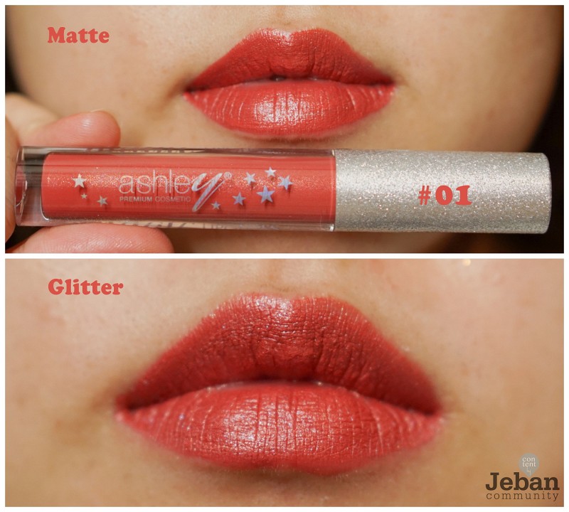 ashley magic LIPGLOSS เเมทท์ก็ได้ กลิตเตอร์ก็ดี ยิ่งเม้ม ยิ่งวิงค์!!