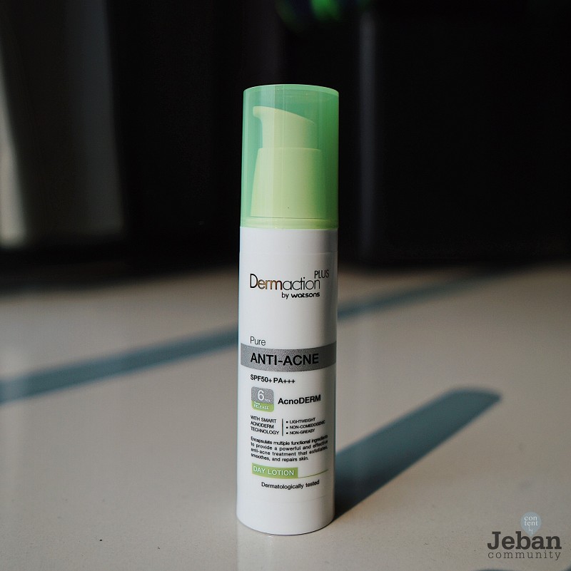 REVIEW Dermaction Plus by Watsons Anti acne Day Lotion ป้องกันสิว ...