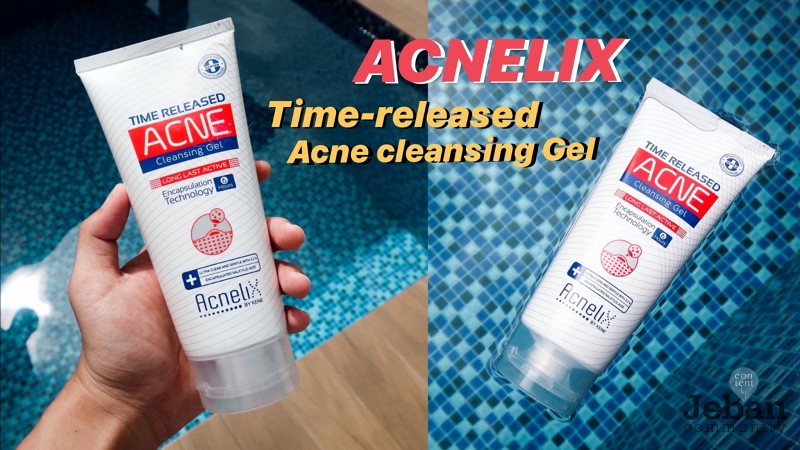 REVIEW: Acnelix Time-Released Acne Cleansing Gel เจลล้างหน้าขจัดสิวอัก ...