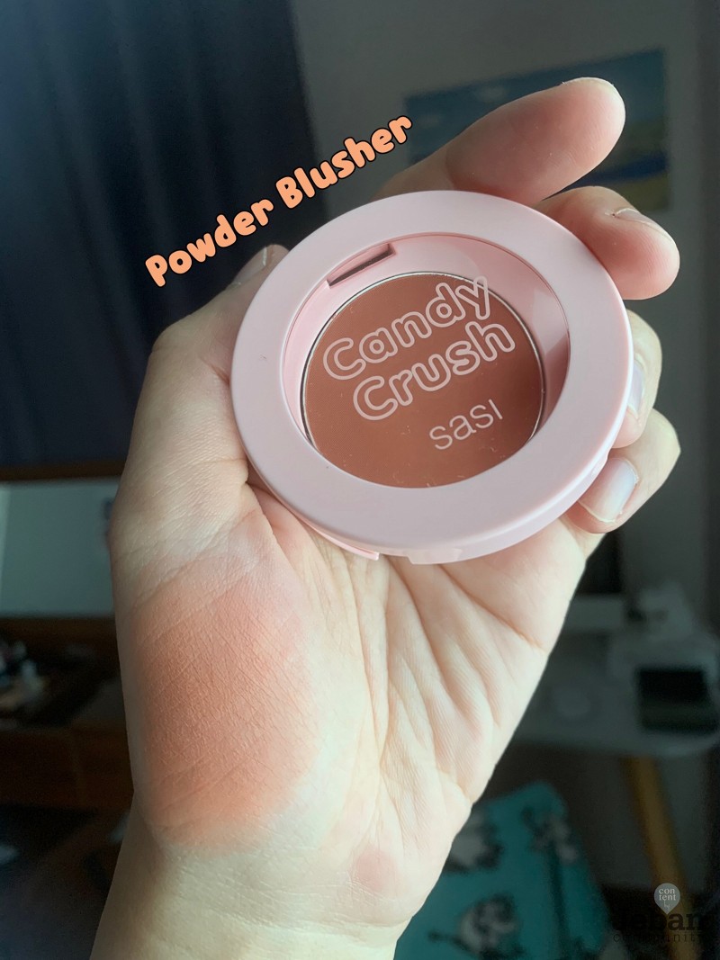 บลัชออนถูก และดี Sasi Candy Crush Blusher