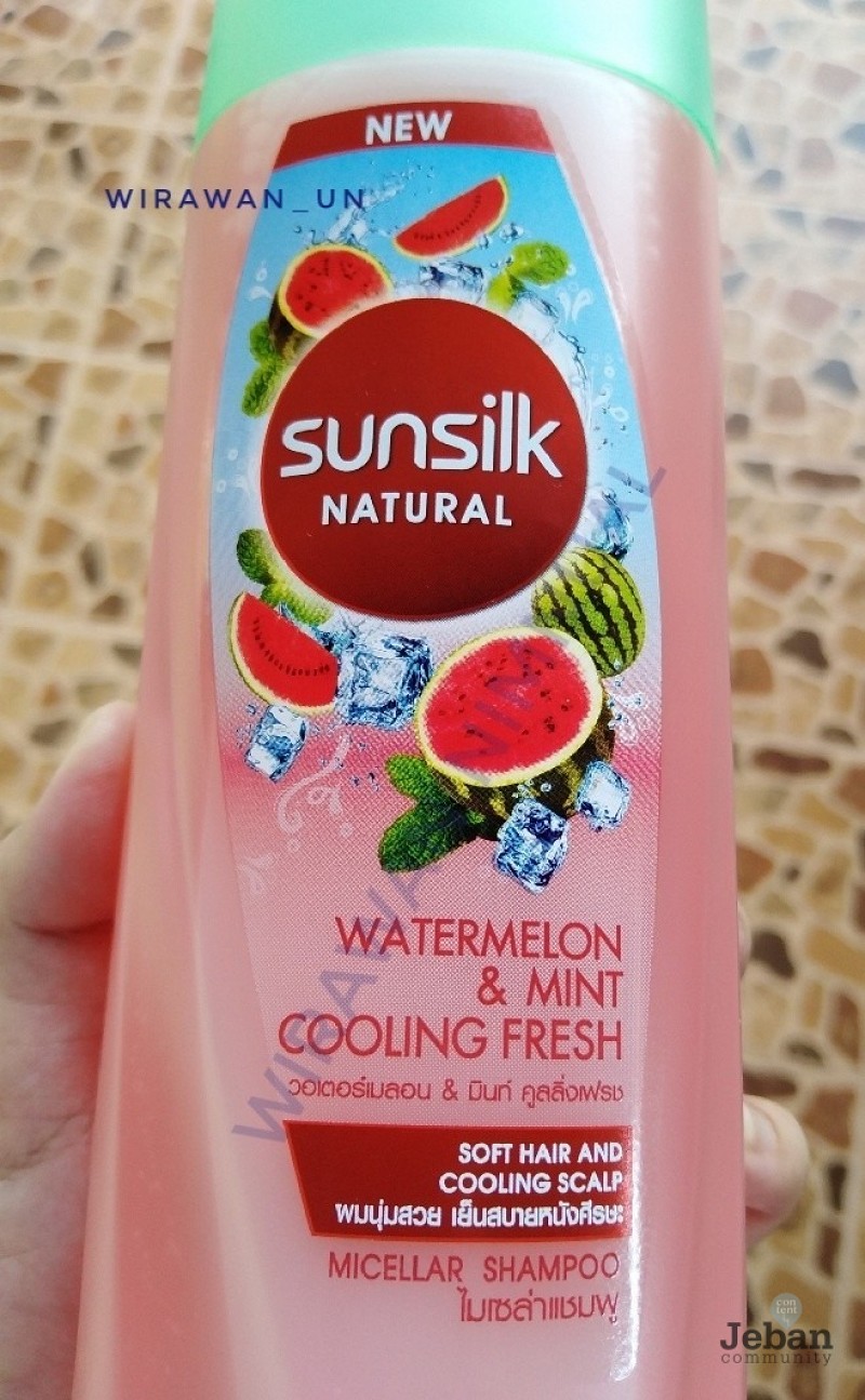 รีวิว Sunsilk Natural Watermelon & Mint Cooling Fresh