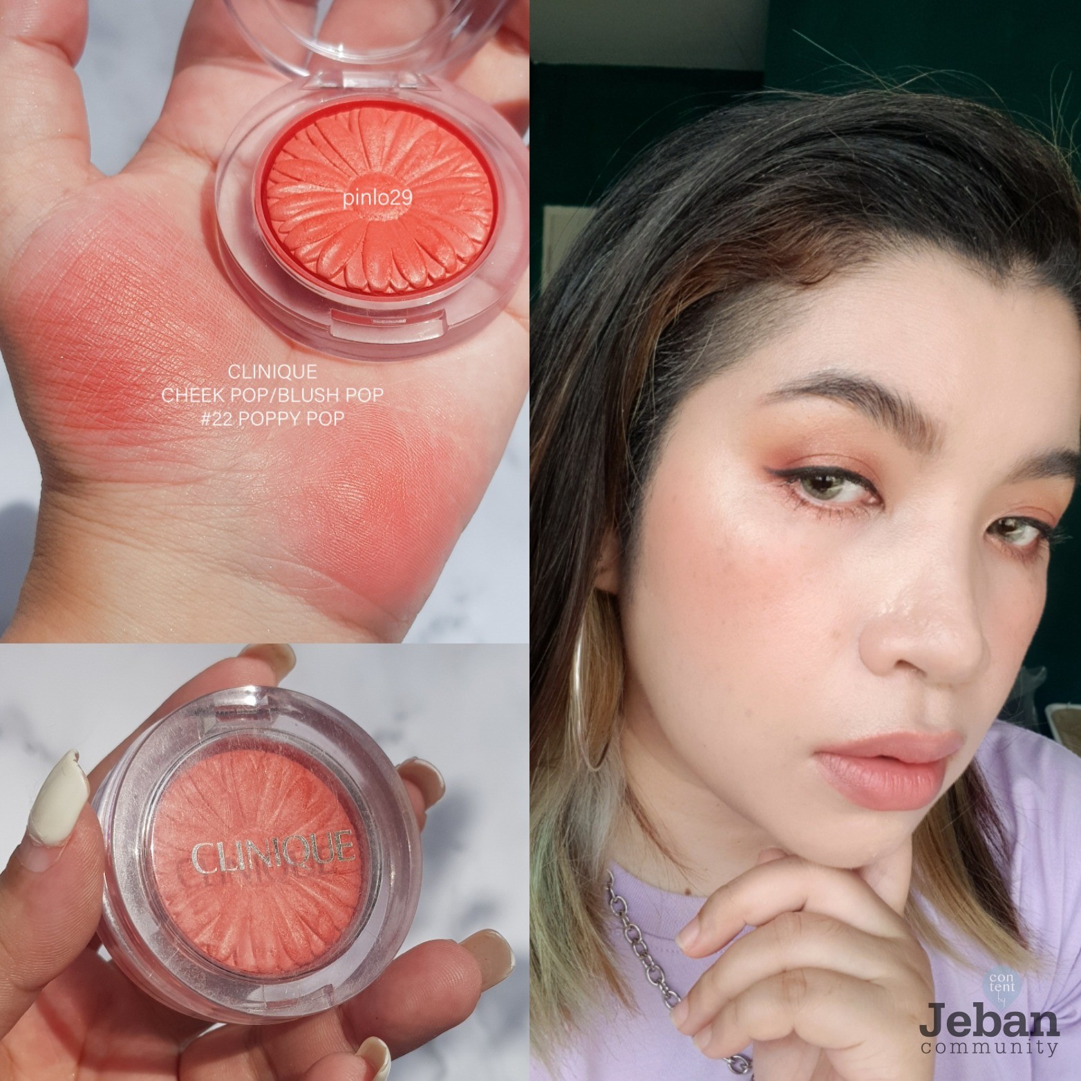Clinique cheek blush pop #poppy pop