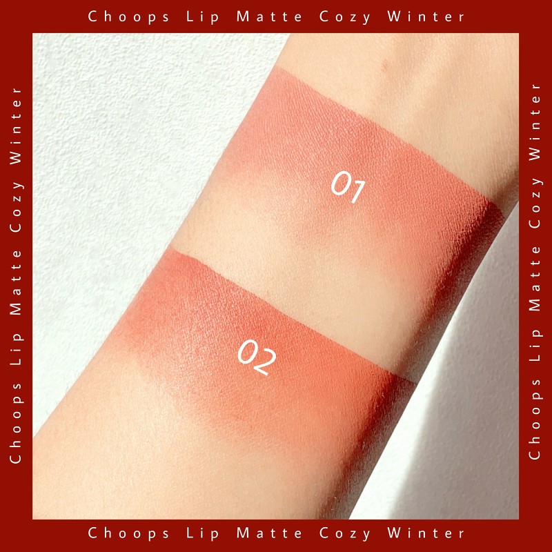 ลิปแมท19บาท **ในวัตสัน** ถูกและดีมีที่นี้ Choops Lip Matte Cozy Winter