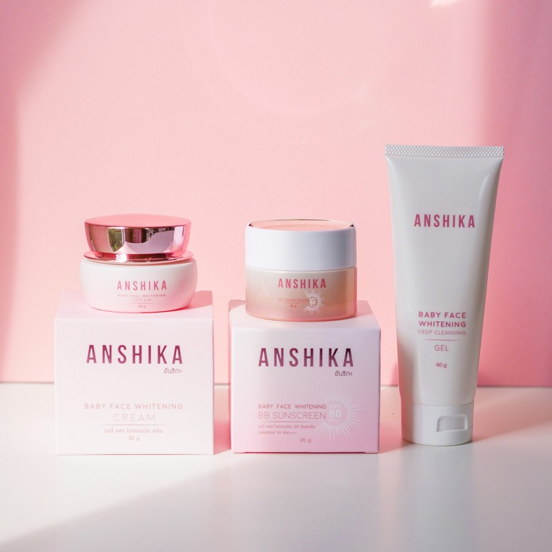 Anshika สยบทุกฝ้า กระ ผิวหมองคล้ำ เซ็ทเดียวเอาอยู่