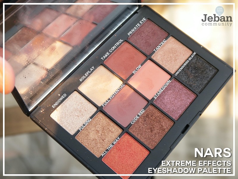 รีวิว Nars Extreme Effects Eyeshadow Palette