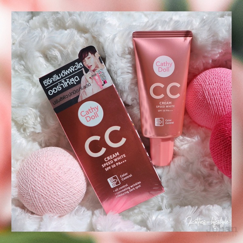 รีวิว : Cathy Doll CC Cream & CC Powder อัพผิวให้ออร่า หน้าไม่ดรอป ปรับ ...