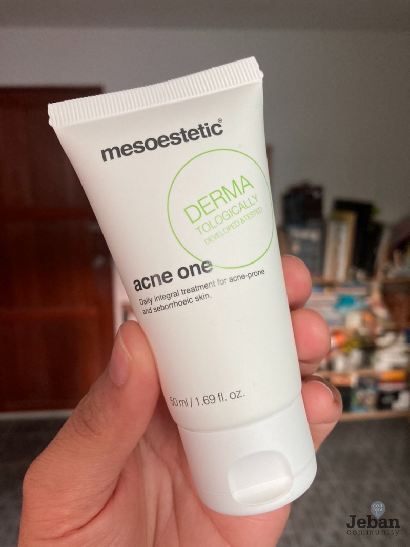 Review ครีมลดสิว acne one จาก mesoestetic