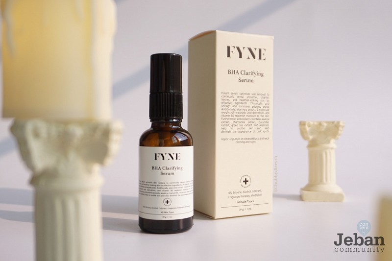 เอาใจไปเลย!! FYNE BHA Clarifying Serum ลดปัญหาสิวกวนใจ ผิวใสขึ้นเยอะ
