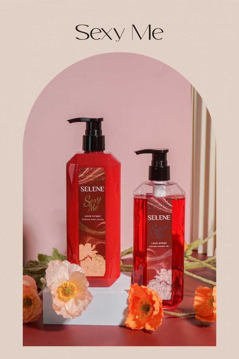 SELENE Love Story โลชั่นและเจลอาบน้ำที่เพิ่มเสน่ห์ให้กับผิวกาย หอม ...