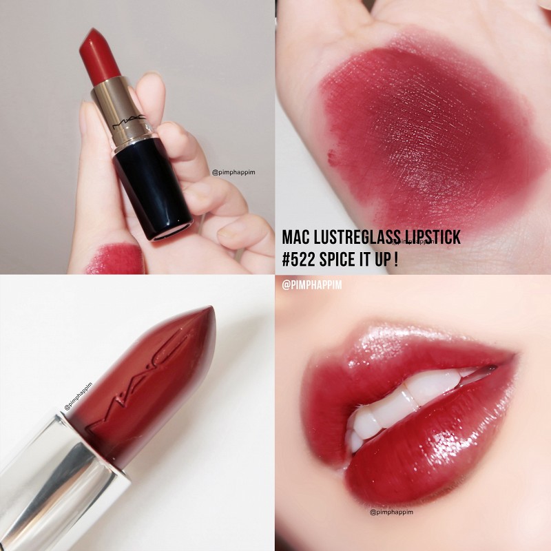 Review : MAC LUSTREGLASS LIPSTICK #ใหม่ล่าสุดดด