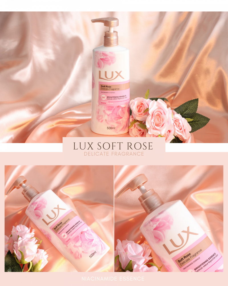 รีวิวครีมอาบน้ำ Lux ตัวใหม่ สูตร Soft Rose ผิวใสมีออร่า ผิวนุ่มหอมฟินๆ