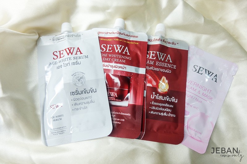 รีวิว Sewa รวมครีมและเซรั่มโสมเกาหลีแบบซองจบครบที่นี้