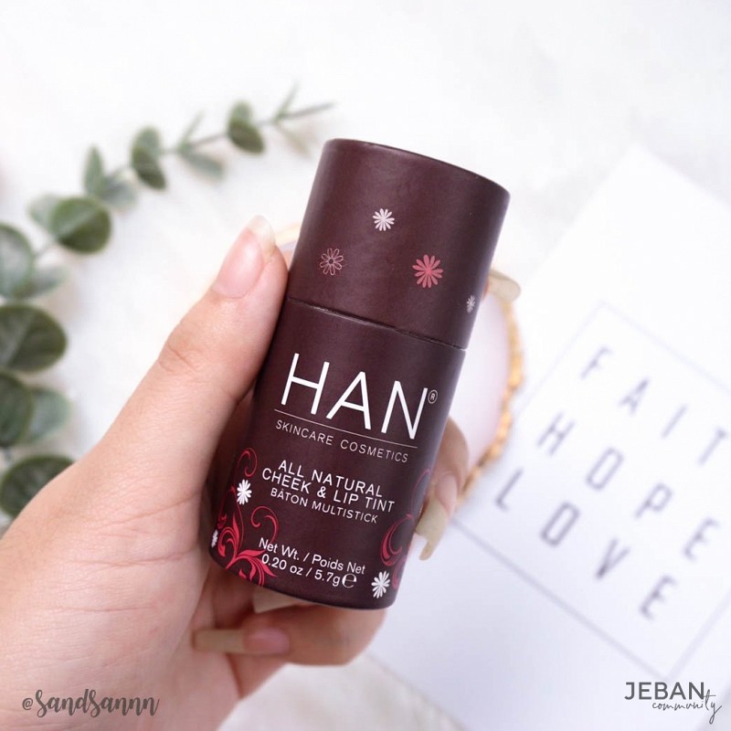 อวดของ! HAN Cheek & Lip Tint น้องใหม่จากอเมริกาเม็ดสีจากธรรมชาติ100%