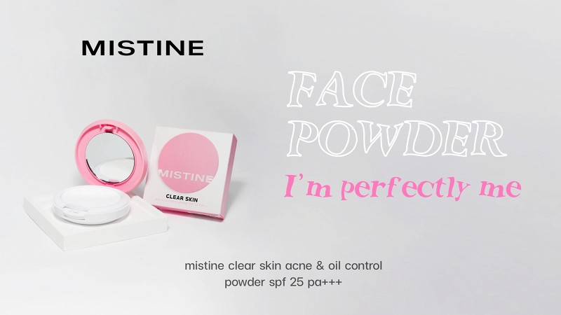 Mistine ทำลายกรอบเกณฑ์บิวตี้สแตนดาร์ด ออกแป้งตัวใหม่! MISTINE CLEAR ...