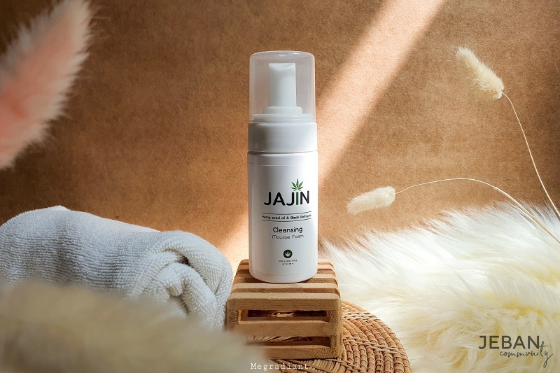 JAJIN "Hemp Seed Oil & Black Galingale" Cleansing Mousse Foam มูสโฟ ...