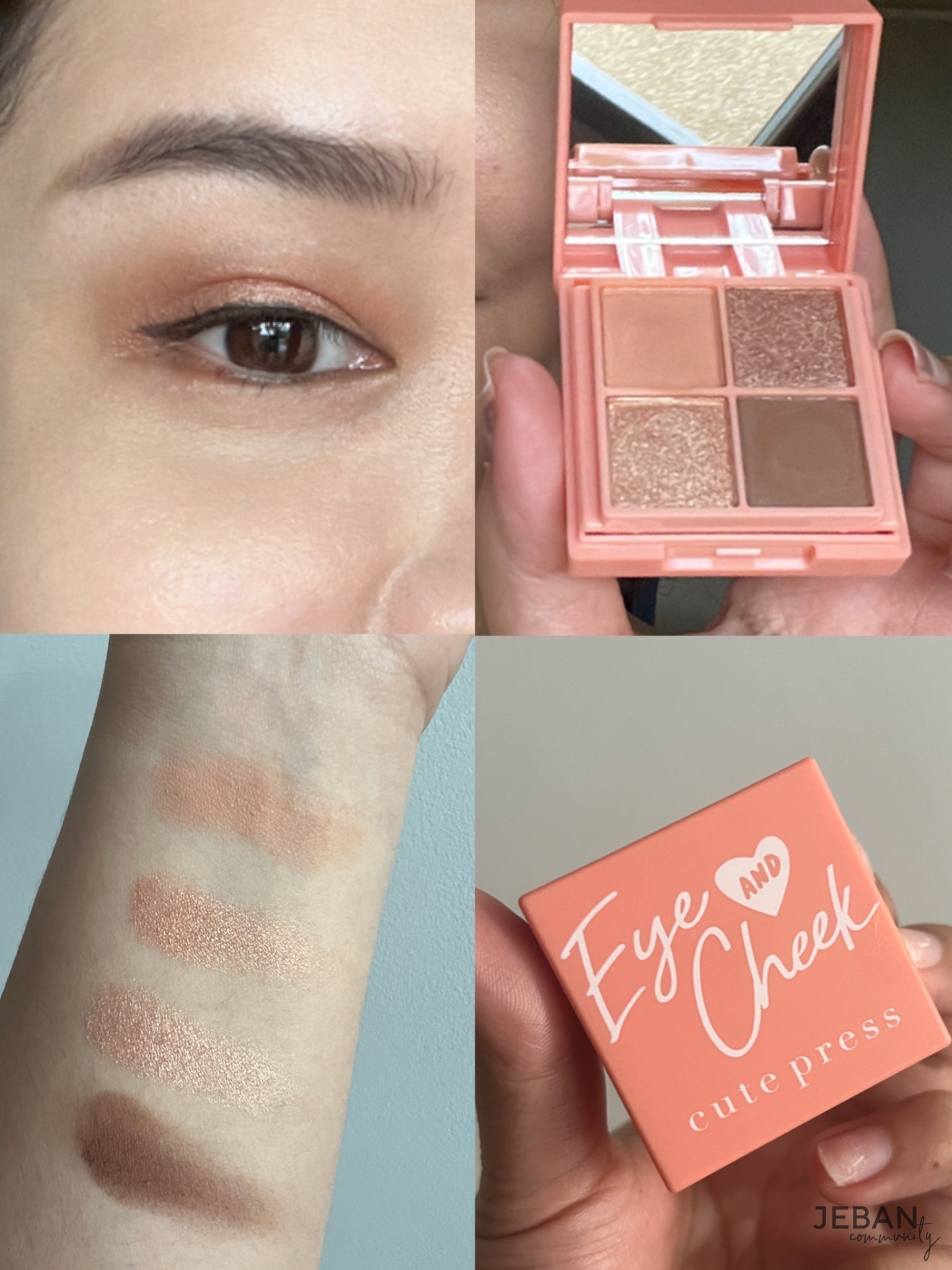 Cute press eye and cheek พาเลทที่พกไปทุกที่ สวยง่ายในตลับเดียว!