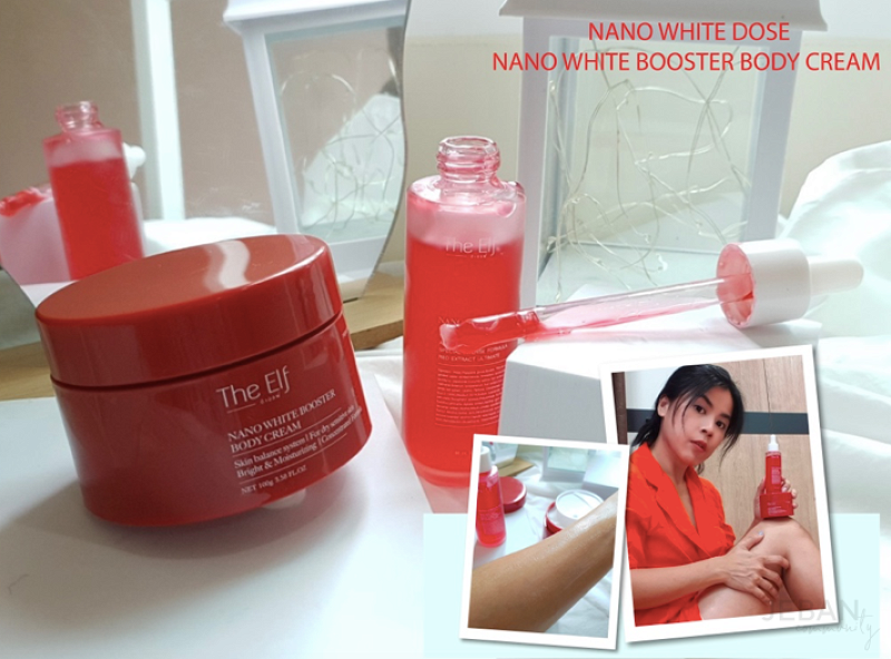 คู่หูบำรุงผิวกระจ่างใส The Elf Nano White Booster ตัวช่วยผิวใส ฉ่ำวาว
