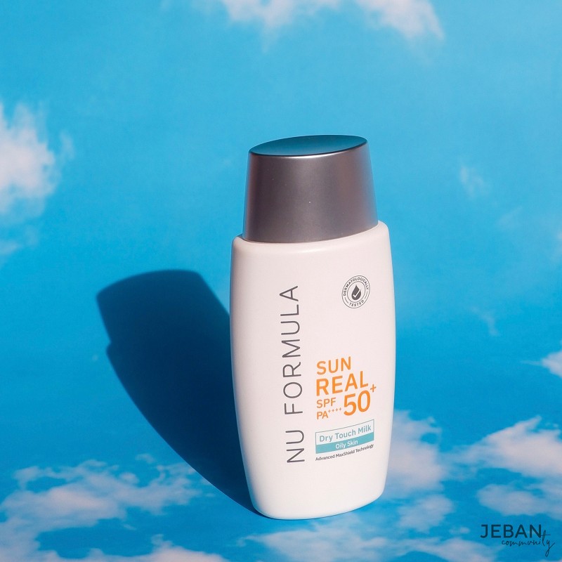 ใหม่! กันแดดเนื้อน้ำนม Nu Formula Sun Real SPF50+ PA++++ Dry Touch Milk