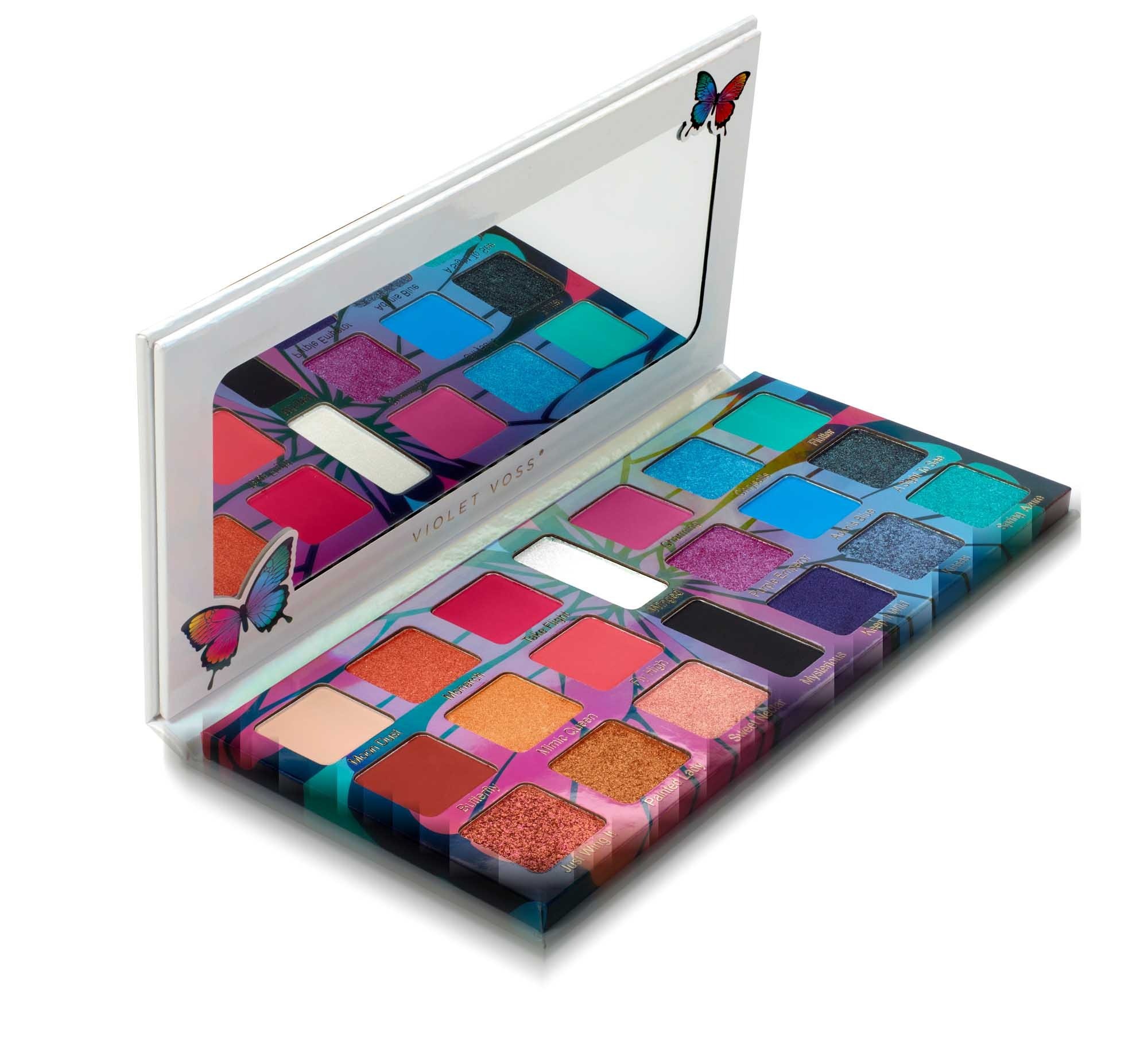 Violet Voss ออกพาเลตต์อายชาโดว์สีสันสุดปัง แรงบันดาลใจจากผีเสื้อ