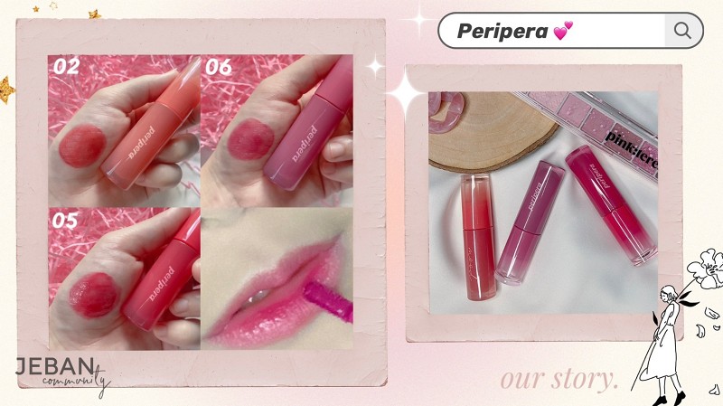 รีวิว Peripera โทนชมพู บาร์บี้…บาร์ใจ
