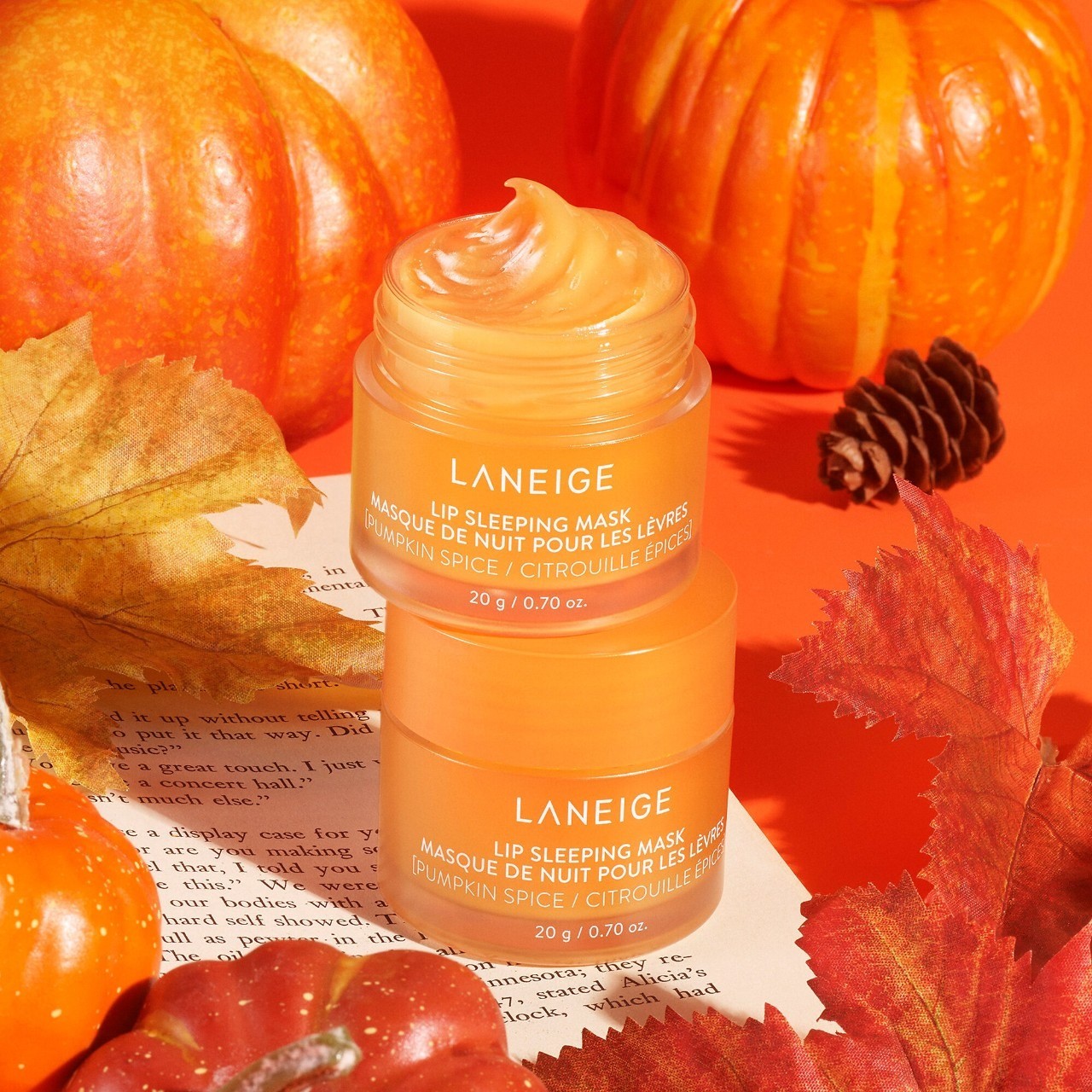 Laneige กับ Lip Sleeping Mask กลิ่นใหม่เอาใจคนรัก Pumpkin Spice Latte