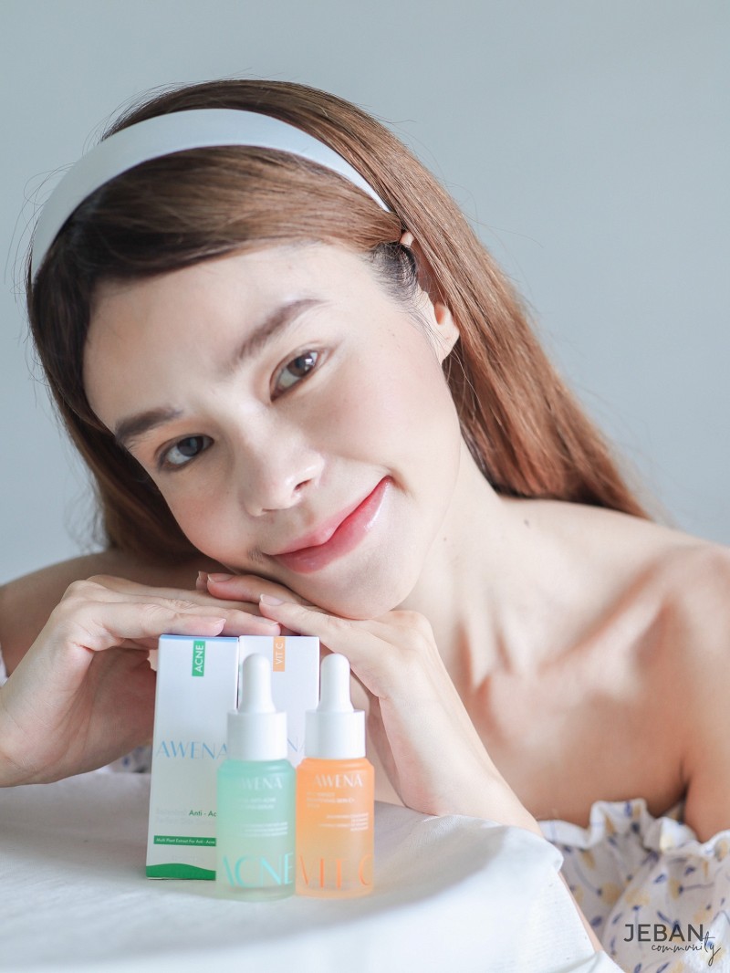 บอกลาสิวกวนใจ เซตเซรั่ม Awena