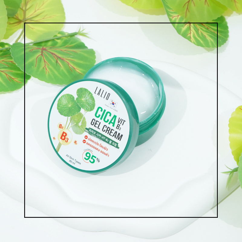 อยากผิวสวยกระจ่างใสให้ใช้ LALIO CICA VIT B3 GEL CREAM