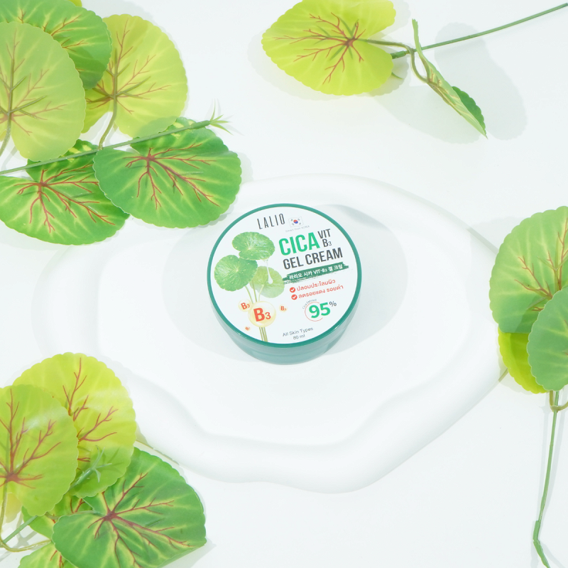 อยากผิวสวยกระจ่างใสให้ใช้ LALIO CICA VIT B3 GEL CREAM