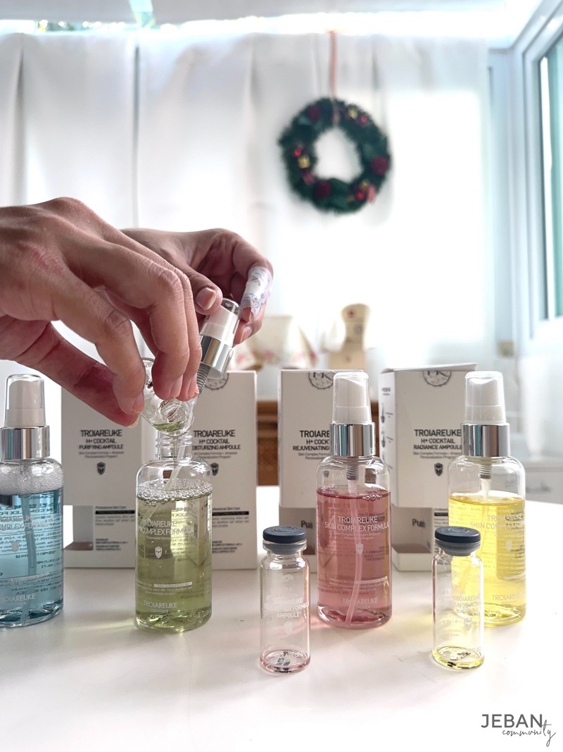 Cocktail Ampoule หลากหลายสูตรตามปัญหาผิว จากแบรนด์ Troiareuke
