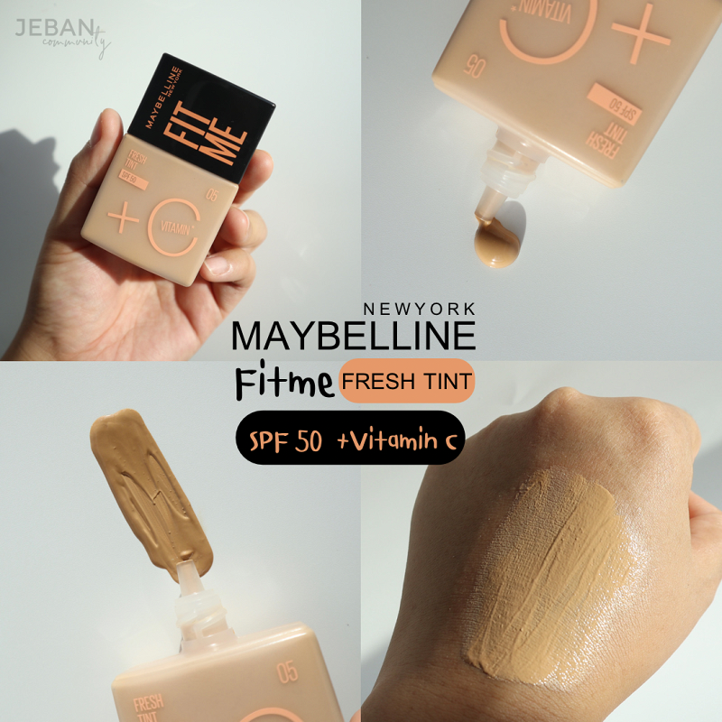 พาลองไอเท็มใหม่!! MAYBELLINE NEWYORK FITME FRESH TINT SPF50