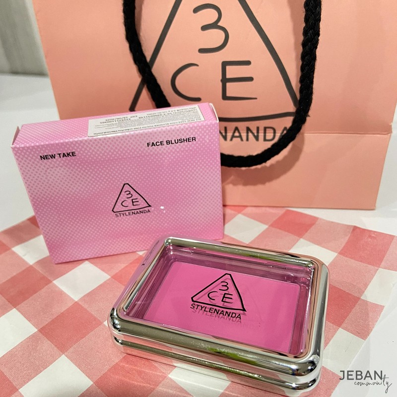 3CE new take face blusher สี youth pink