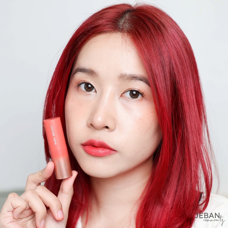 รีวิวลิปคอลลาเจน ปากนุ่ม ไม่ตกร่อง ! BABY BRIGHT GENTLE MATTE COLLAGEN ...