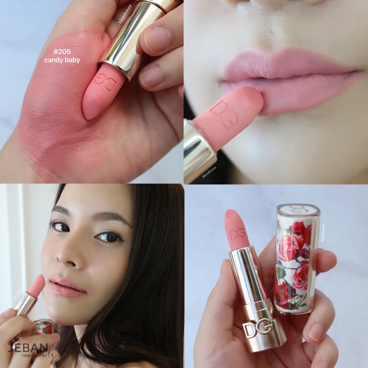 #82 SWATCH D&G The Only One Matte Lipstick สี 205
