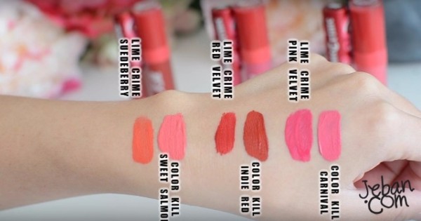 สวอชสี 12 สีจาก COLOR KILL ค่าาา