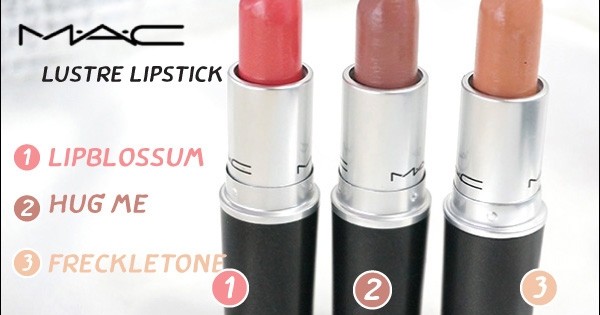 Review ลิปสติก Mac Hug me / Lipblossum / freckletone