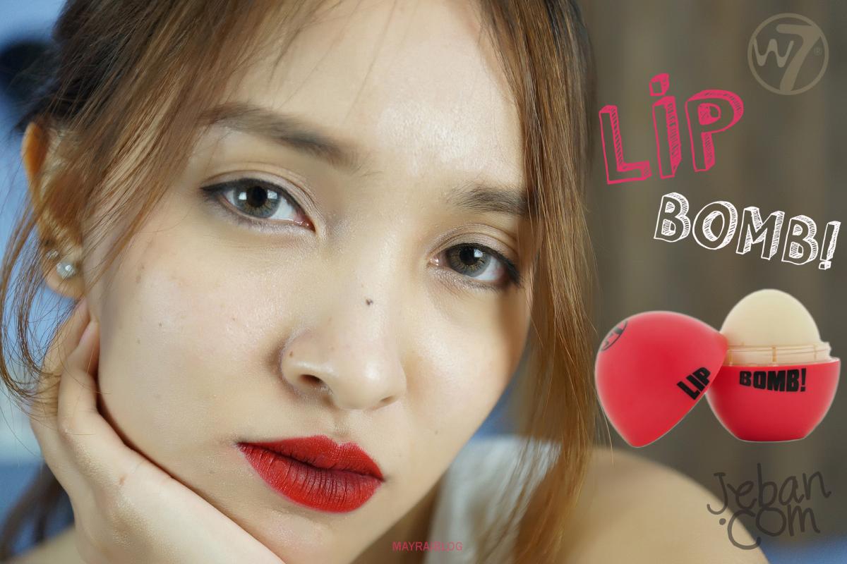 W7 LIP BOMB! raspberry ลิปไข่มาเเว้ววว