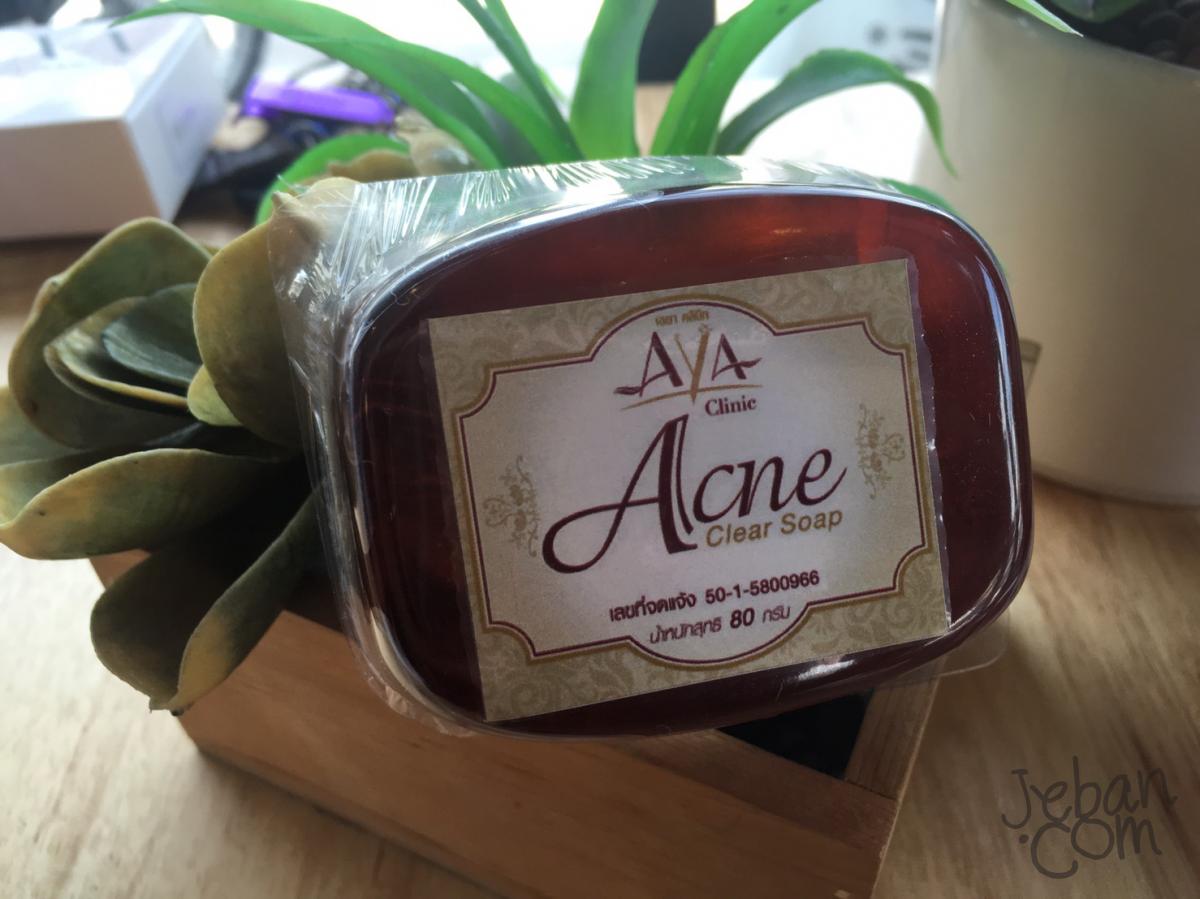 รีวิว Acne soap ของ AYA Clinic