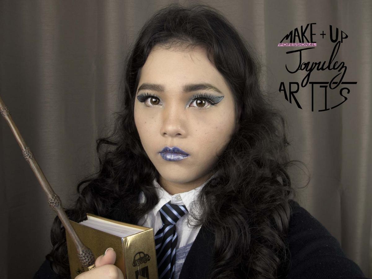 How to makeup Ravenclaw inspirated แต่งหน้าไปHalloween ep2