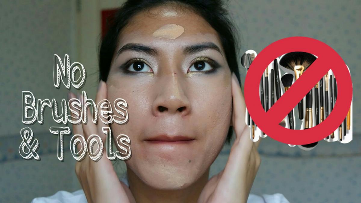 How to "โลกสวยด้วยมือเรา...I'm your baby girl" | No Brushes Makeup ...