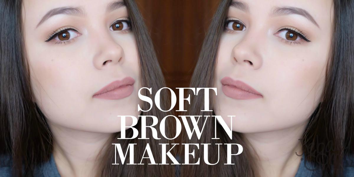 How to "SOFT BROWN MAKEUP"